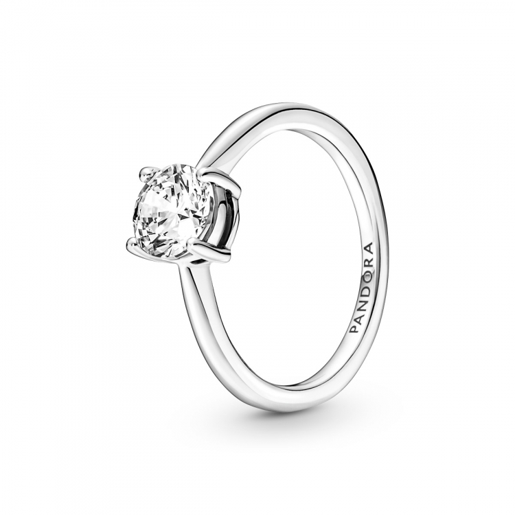 Pandora Sparkling Solitaire Ring - 190052C01 - Helen Kirchhofer