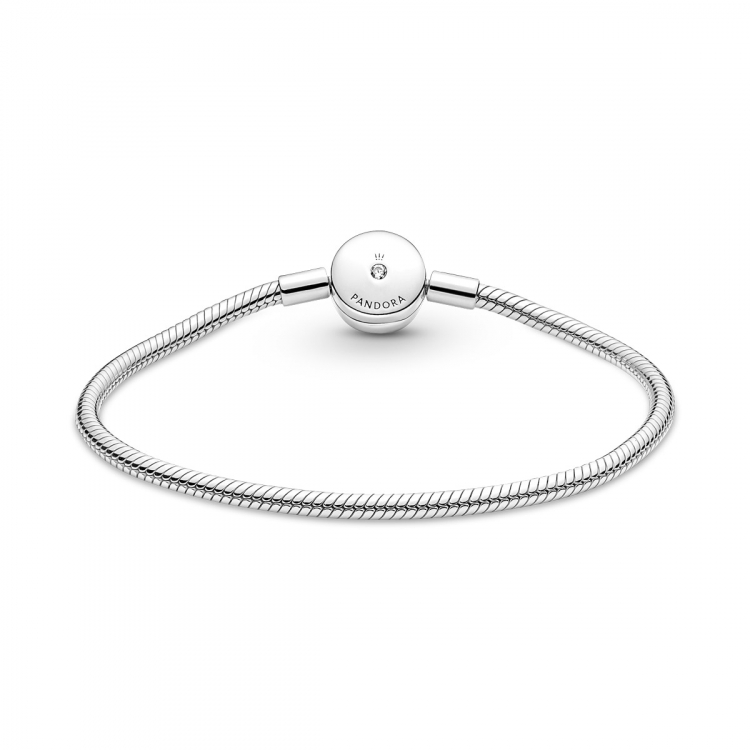 Pandora Moments Strahlenkranz Schlangen Armband - 590038C01 - Helen ...