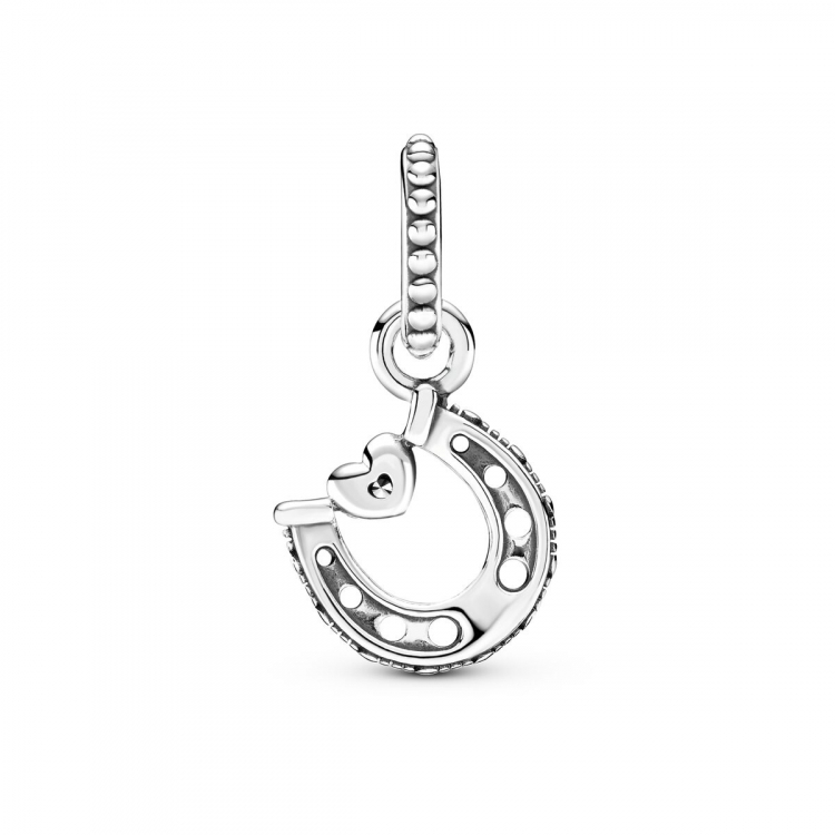 Pandora Horseshoe and Heart Charm - 799157C01 - Helen Kirchhofer