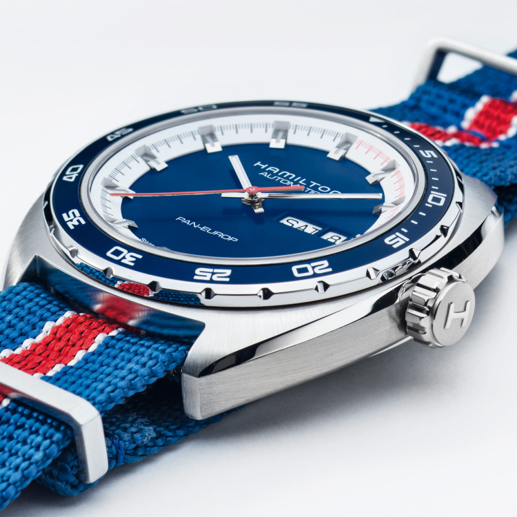 Hamilton American Classic Pan Europ Day Date Auto - H35405741 - Helen ...