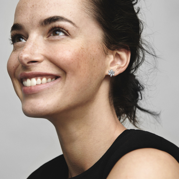 Pandora Funkelnde Herbarium Cluster Ohrringe - 292633C01 - Helen Kirchhofer