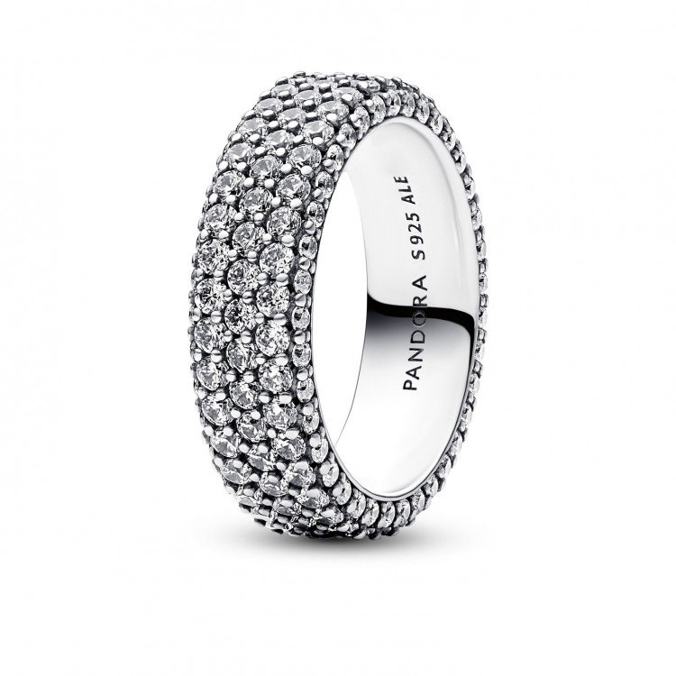 Pandora Timeless Dreireihiger Pavé Ring - 192634C01 - Helen Kirchhofer